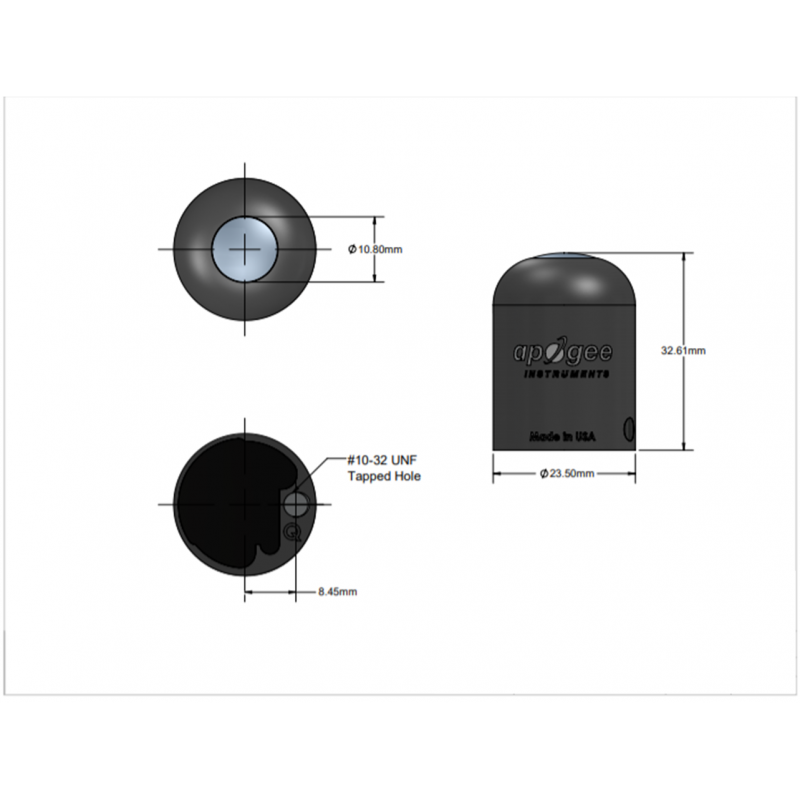 SQ-110-SS Apogee Quantum self-supplied Sensor (Calibrated for Sun light ...