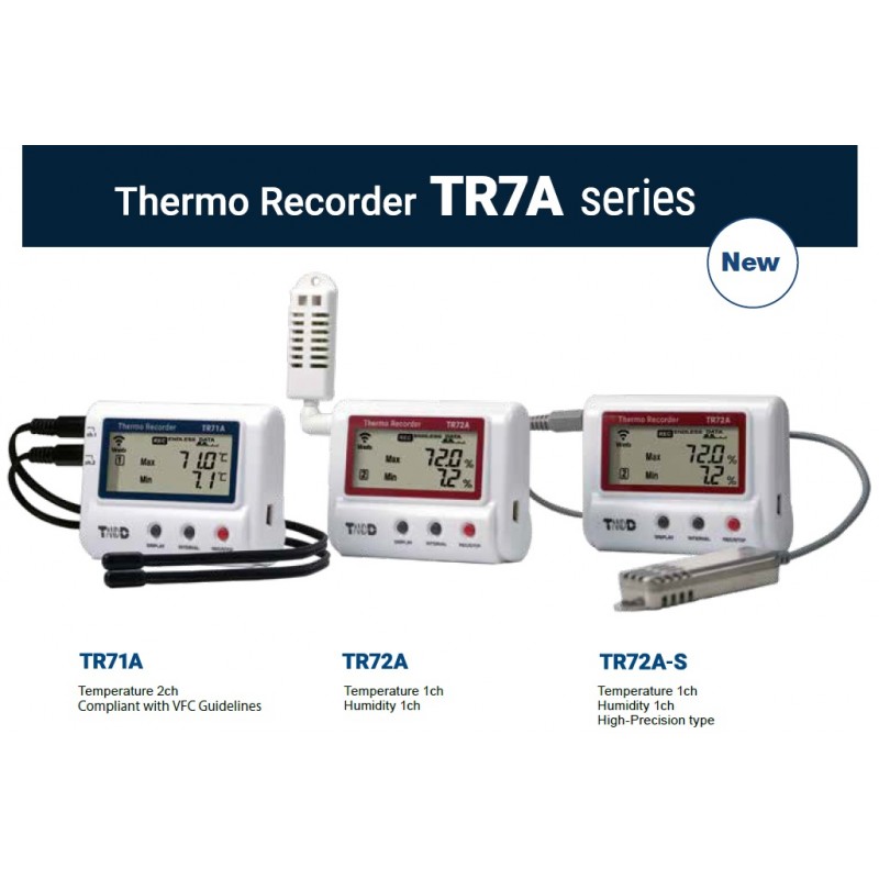 TR71A 2-channel Wireless LAN / USB Temperature Logger - Maranata-Madrid ...
