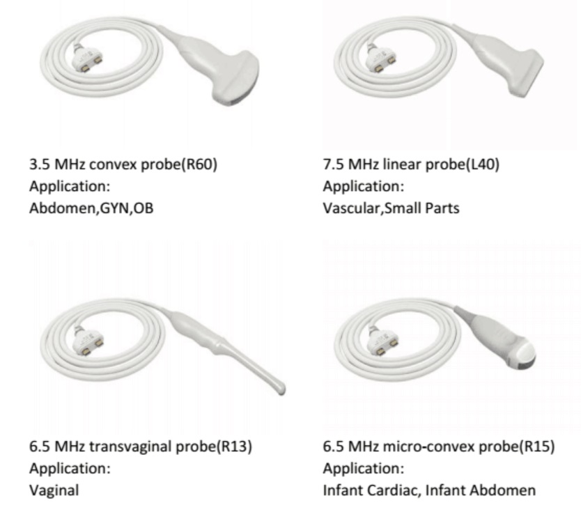 Color doppler ultrasound Body Probe